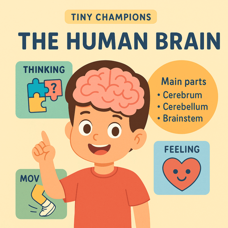 KIDS QUIZ ON - *THE HUMAN BRAIN* - Tiny Champions